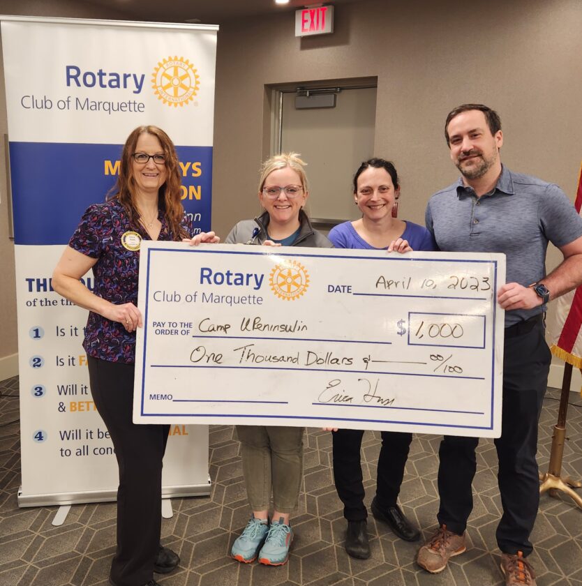 Rotary Club of Marquette supports Camp UPeninsulin | News, Sports, Jobs ...
